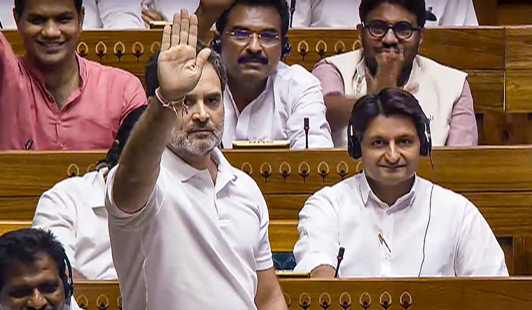 Taunting PM Modi to congratulating BJP MPs, here's how Rahul Gandhi's speech in Lok Sabha turned ...